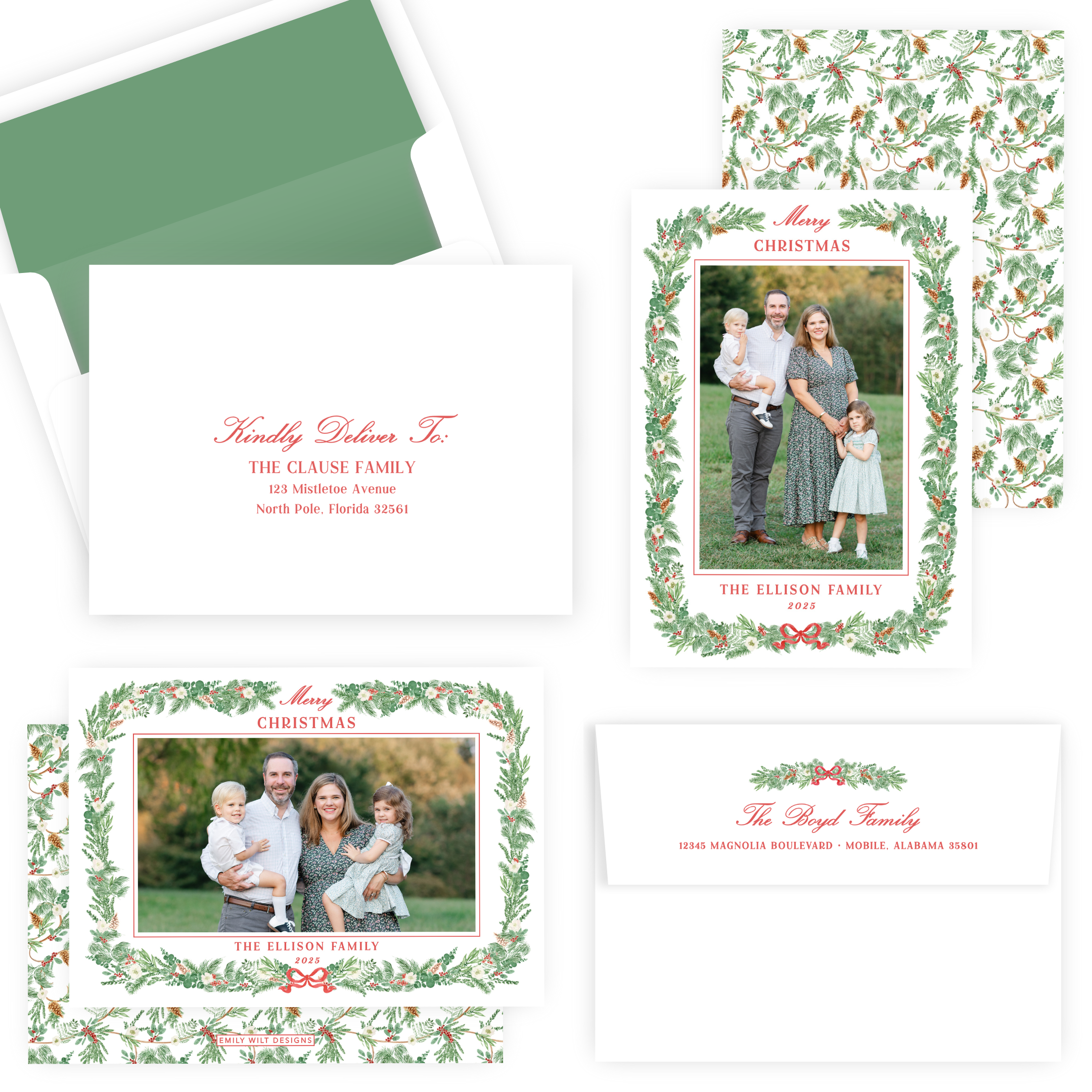 Magnolia Pines | Exclusive Holiday Photo Cards & More – Emily Wilt Designs